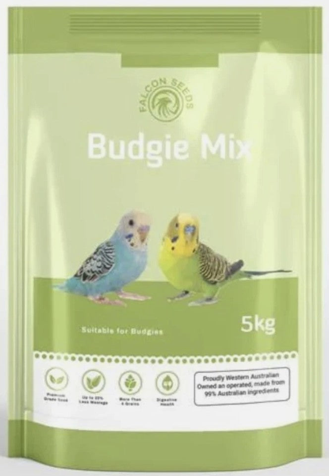 5KG Falcon Seeds – Budgie Mix — The Online Pet Depot