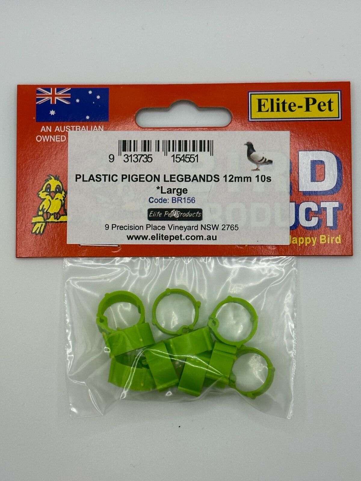 Plastic Pigeon Leg Rings 10-Pack — The Online Pet Depot